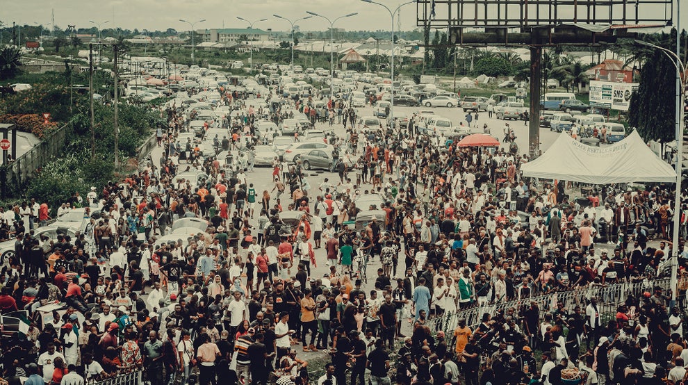 These Photos Show What The #EndSARS Movement Looked Like