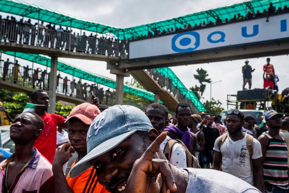 These Photos Show What The #EndSARS Movement Looked Like