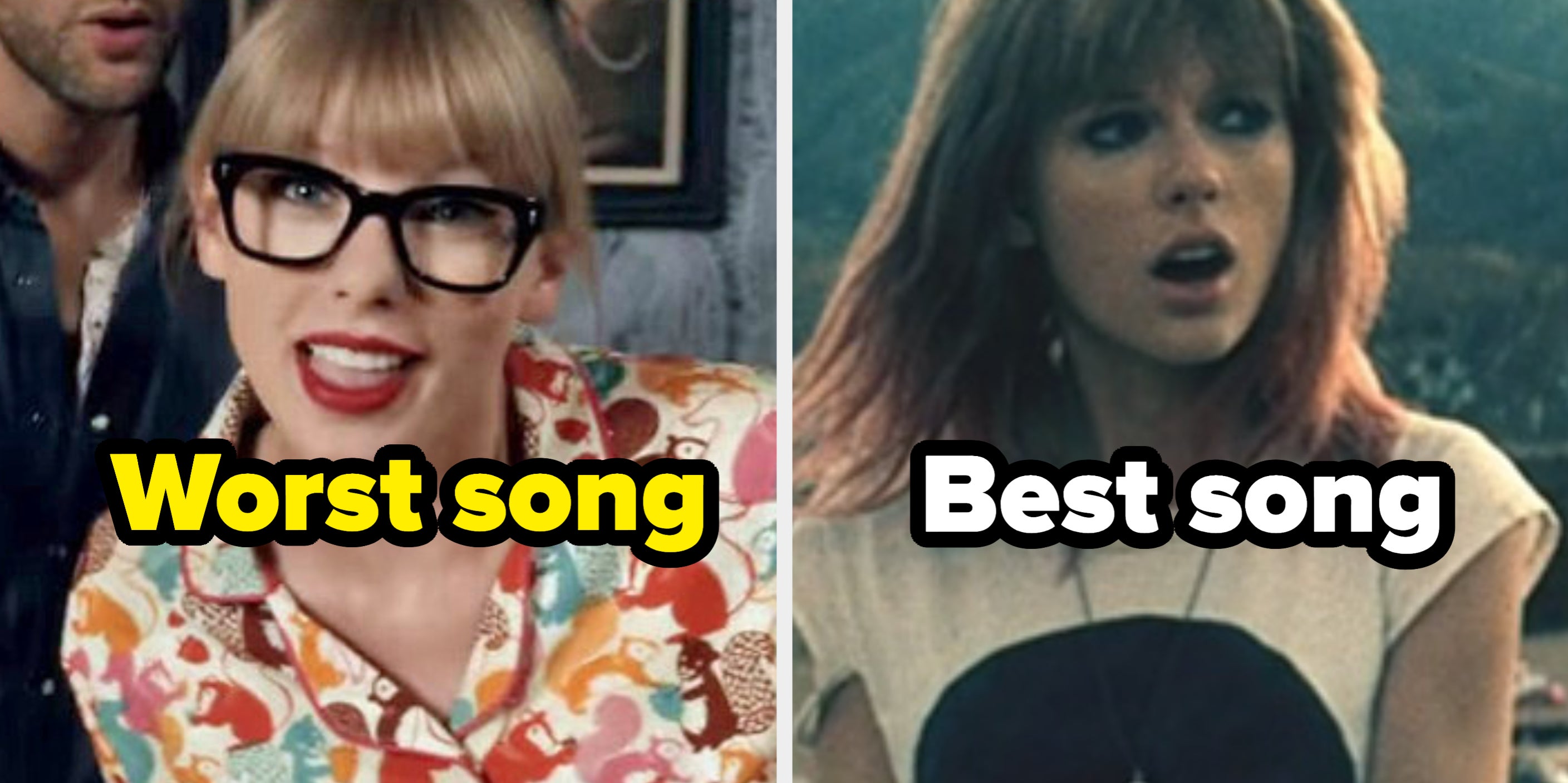 Taylor Swift With Glasses And Bangs