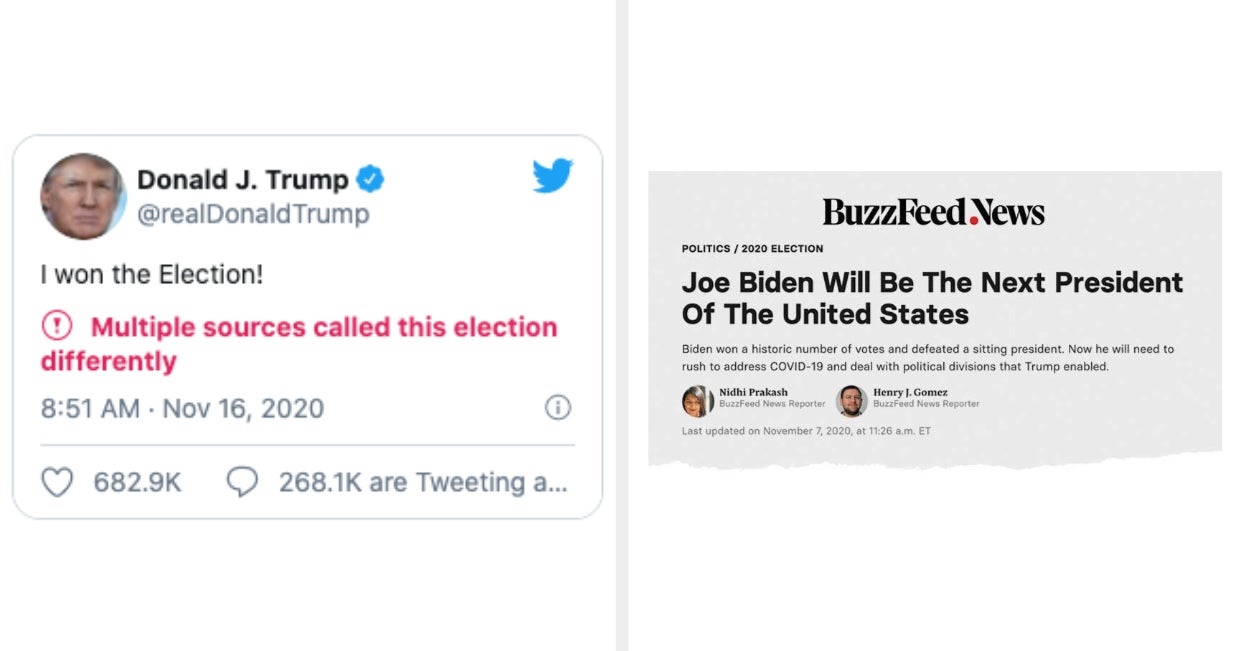 Trump Election Lie Tweets Vs. Reality