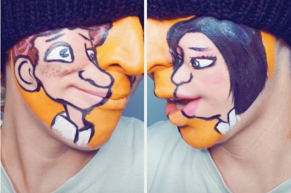 Artist Face Paints Disney Characters In Viral TikToks