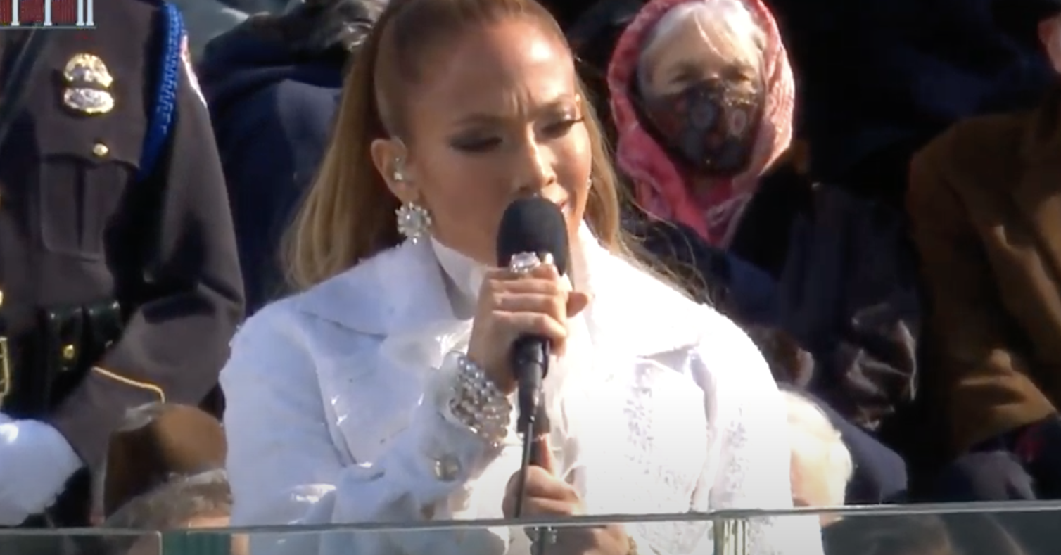 J.Lo Worked "Let's Get Loud" Into Her Inauguration Performance