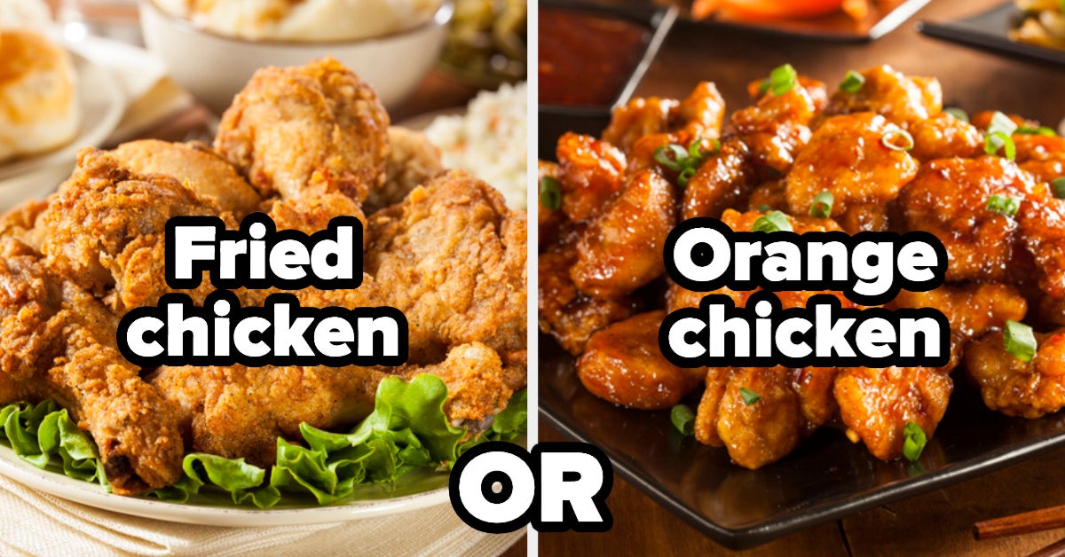 Chicken Dishes Popularity Poll