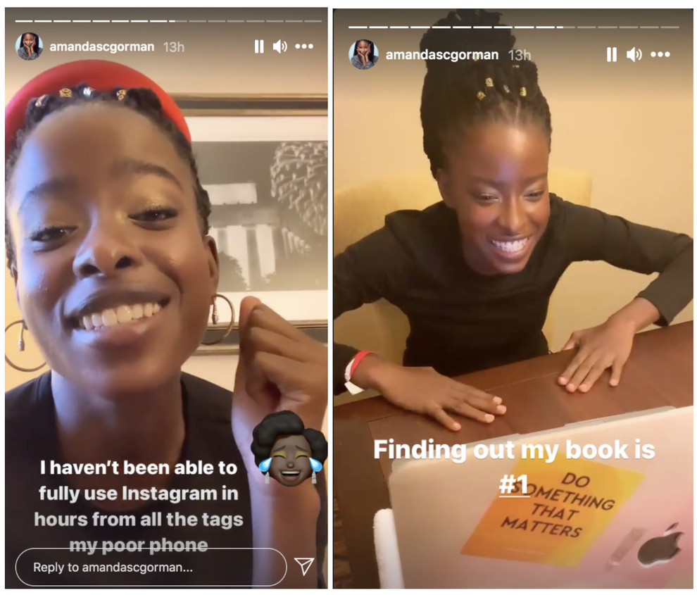 Amanda Gorman Gains Two Million New Instagram Followers