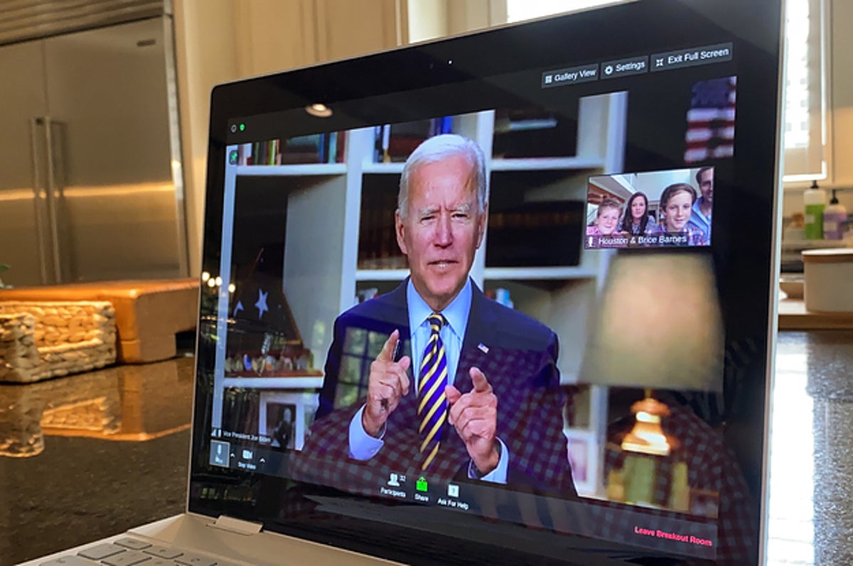 The VIP Seats At Joe Biden's Inauguration Were On Zoom