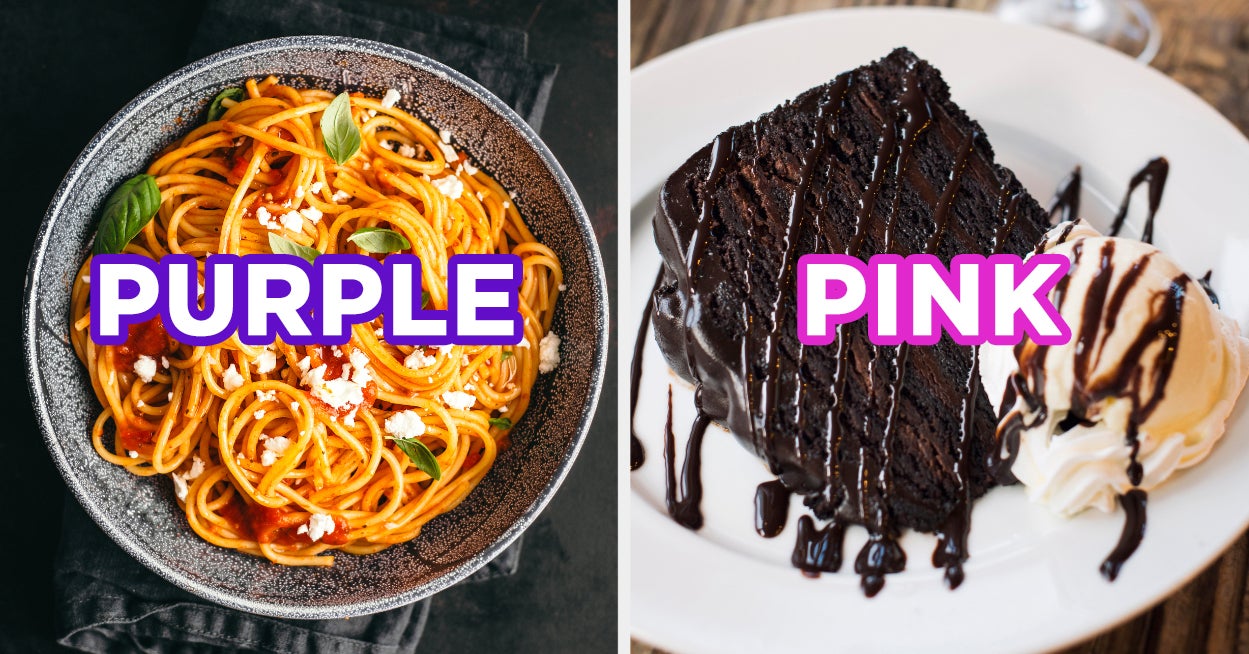 Choose Your Meals And We'll Guess Your Favorite Color