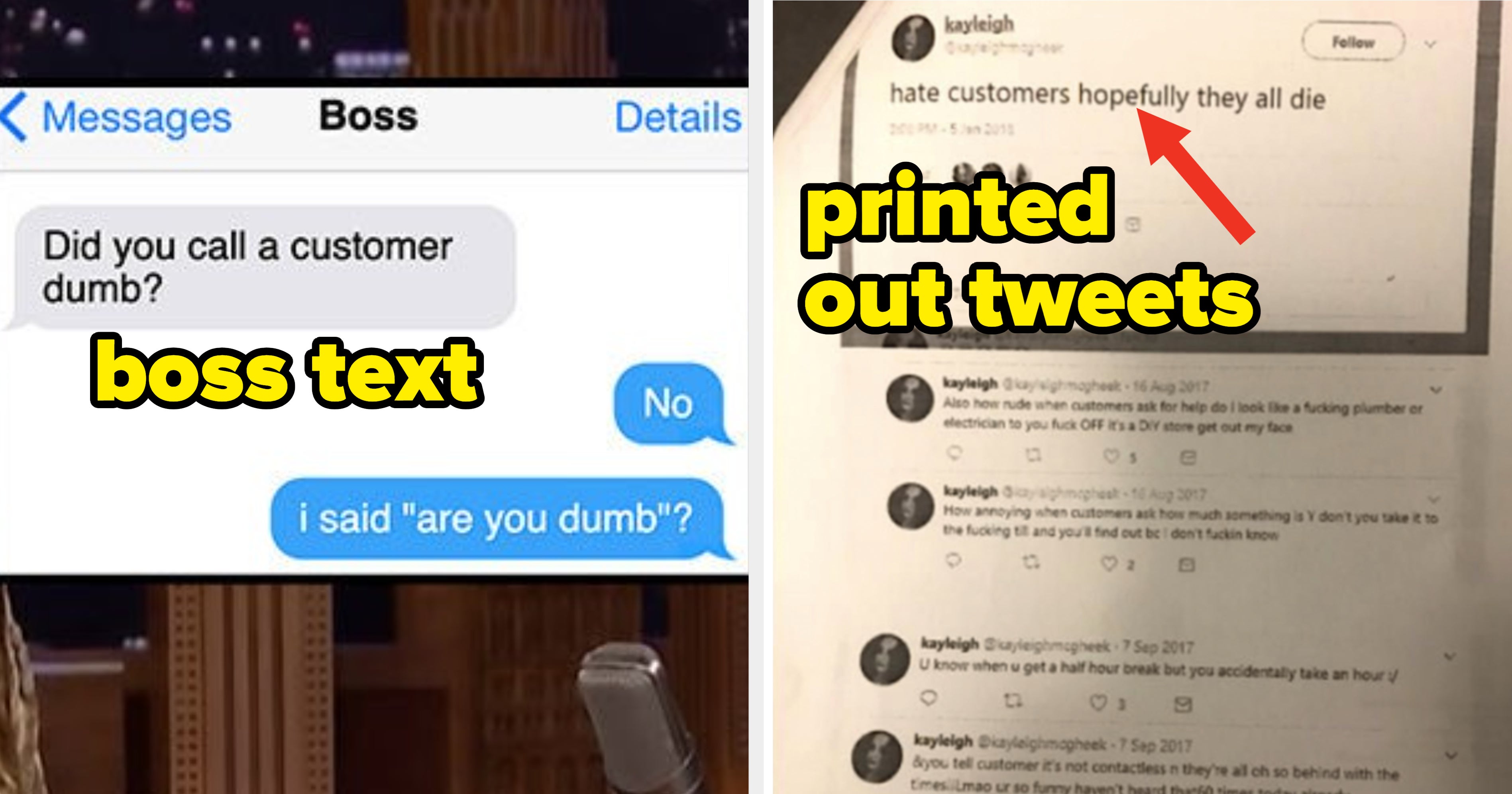 Awkward Boss Encounters, Texts