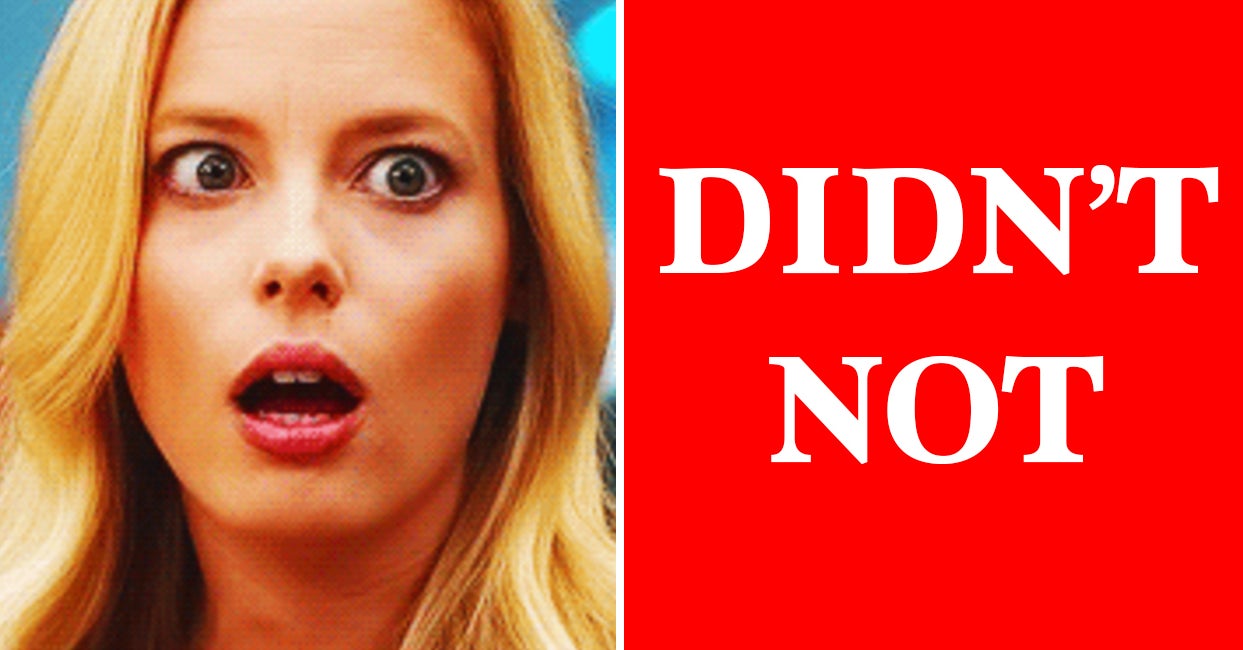 Double Negatives Quiz