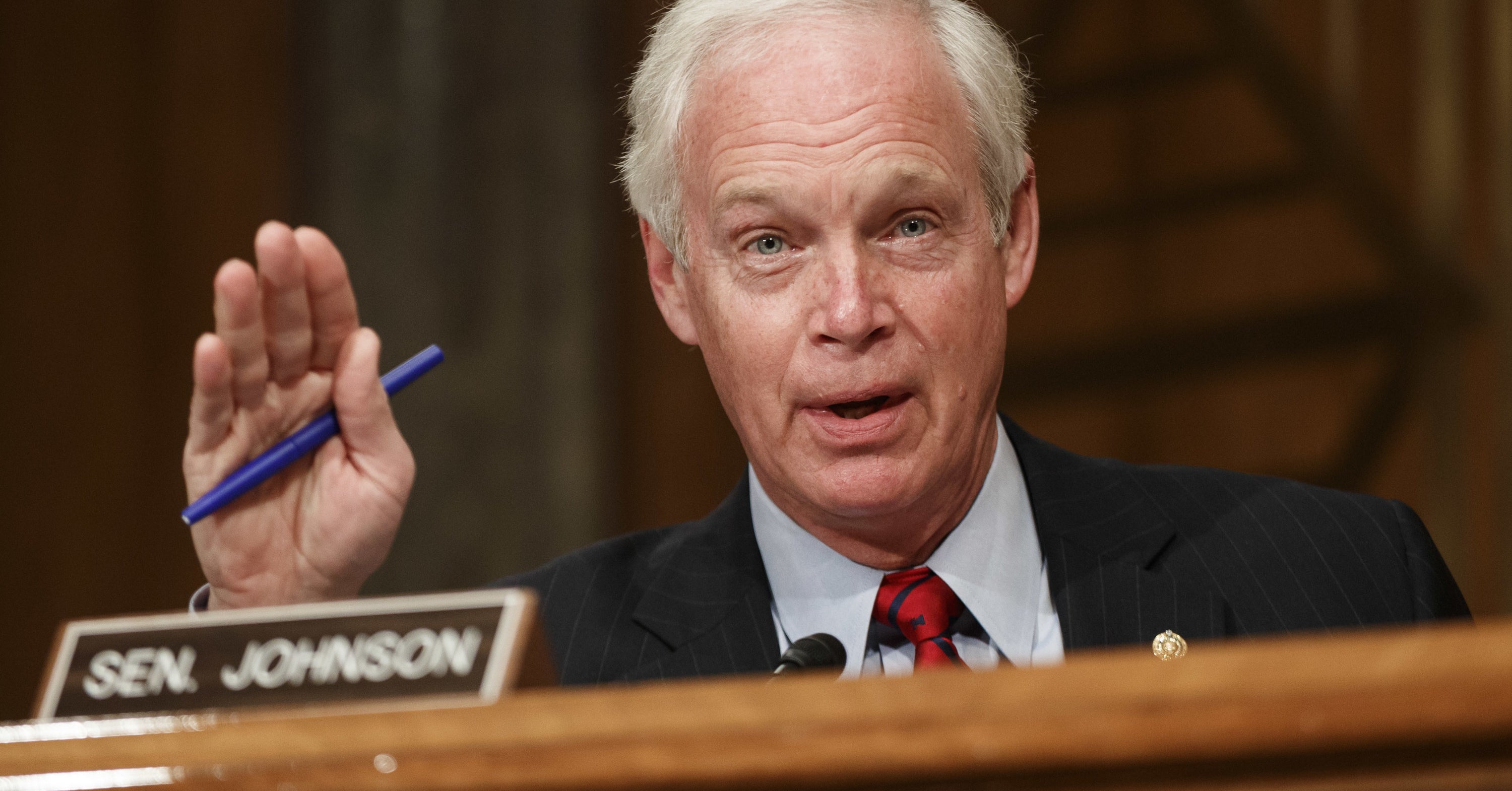 Ron Johnson Blames "Fake" Trump Supporters For Capitol Riot