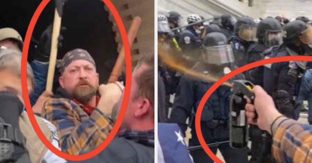 Man Who Maced Police At Capitol Riot Arrested