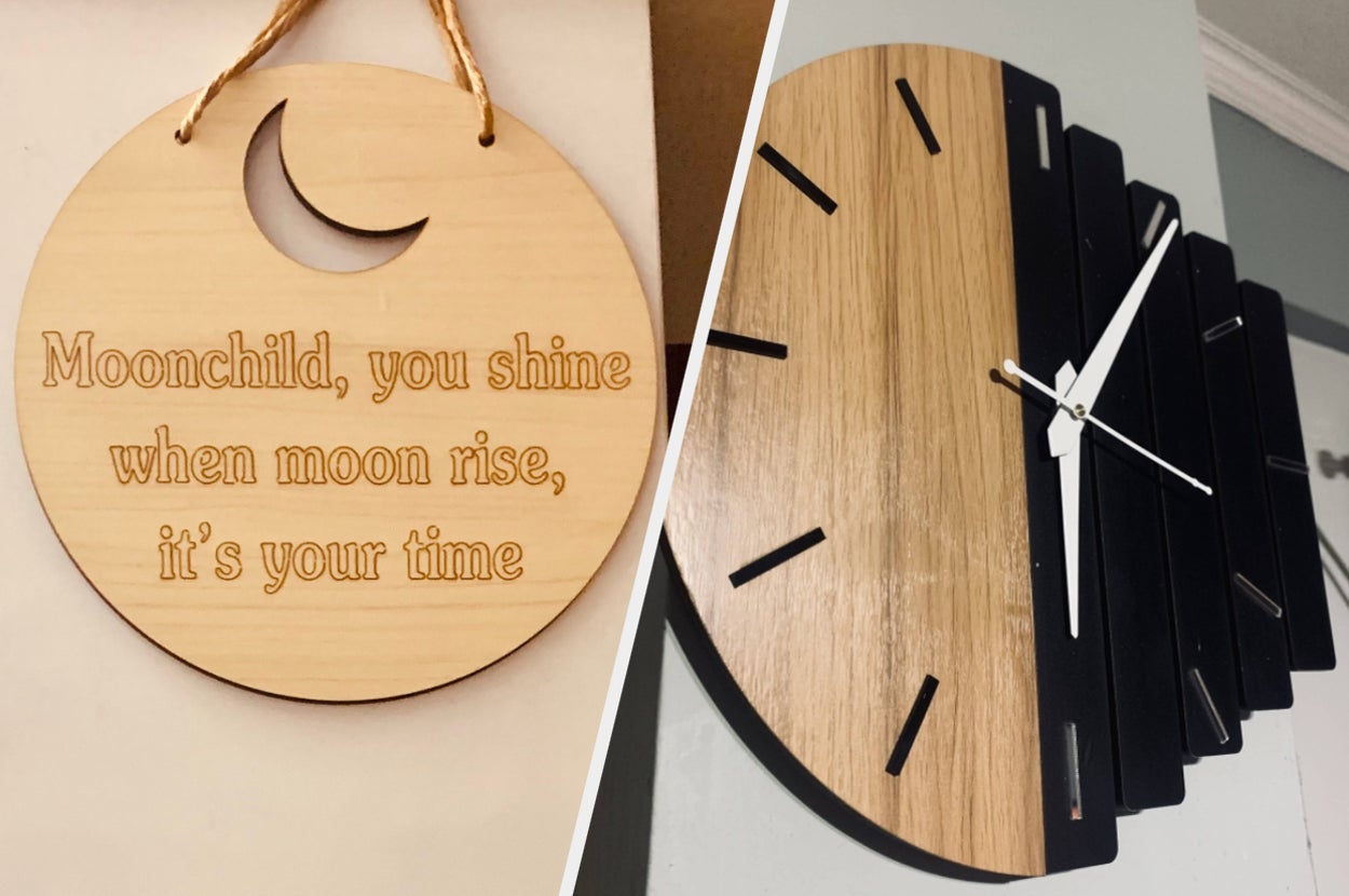 Wall Clock Comes With A Personalised Plaque