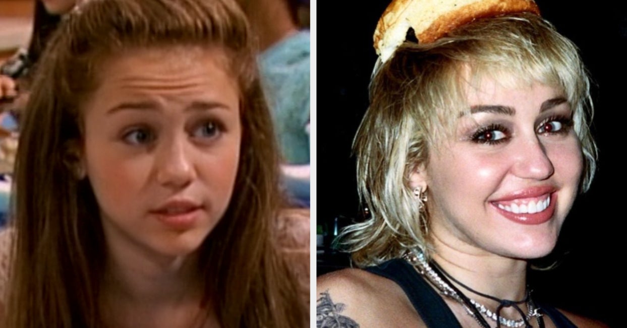 Hannah Montana Miley Cyrus Then And Now Hannah Montana Turns 10! See