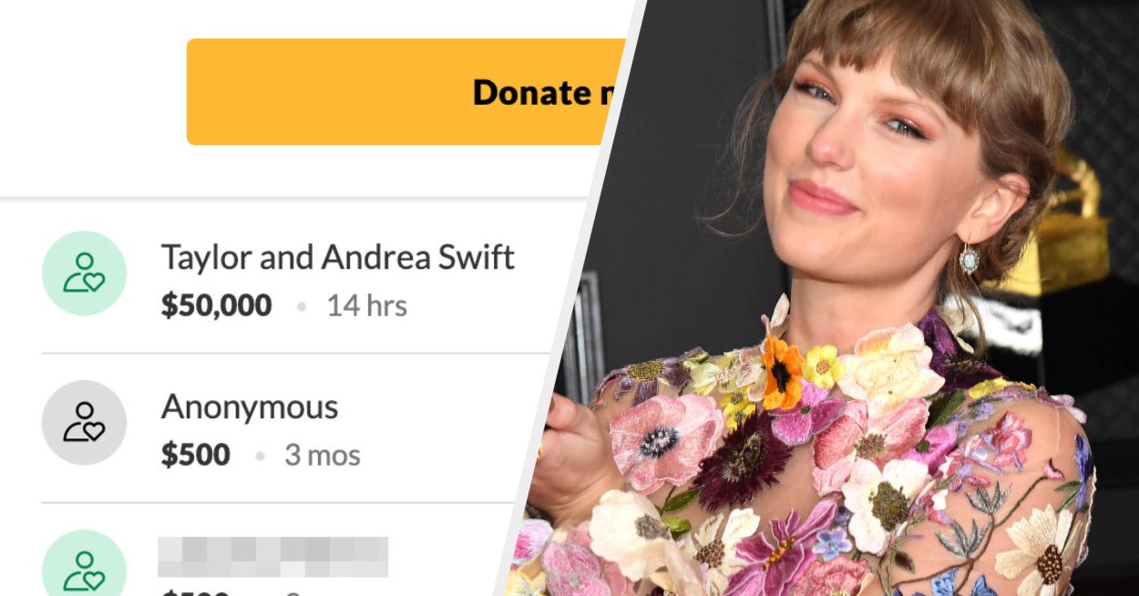 Taylor Swift Donates $50,000 To Family Who Lost Their Father To COVID