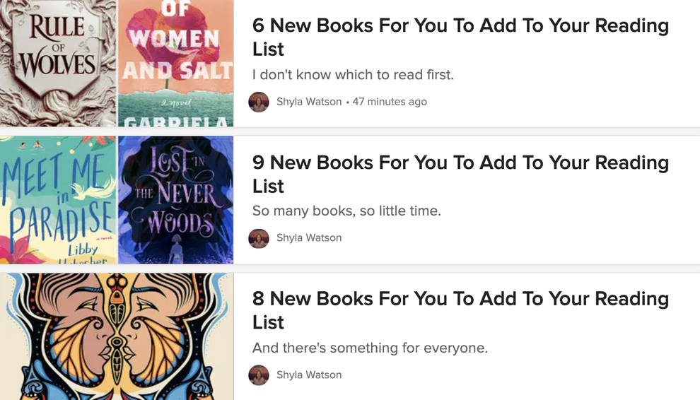 BuzzFeed Books Spring Reading Challenge — What To Read