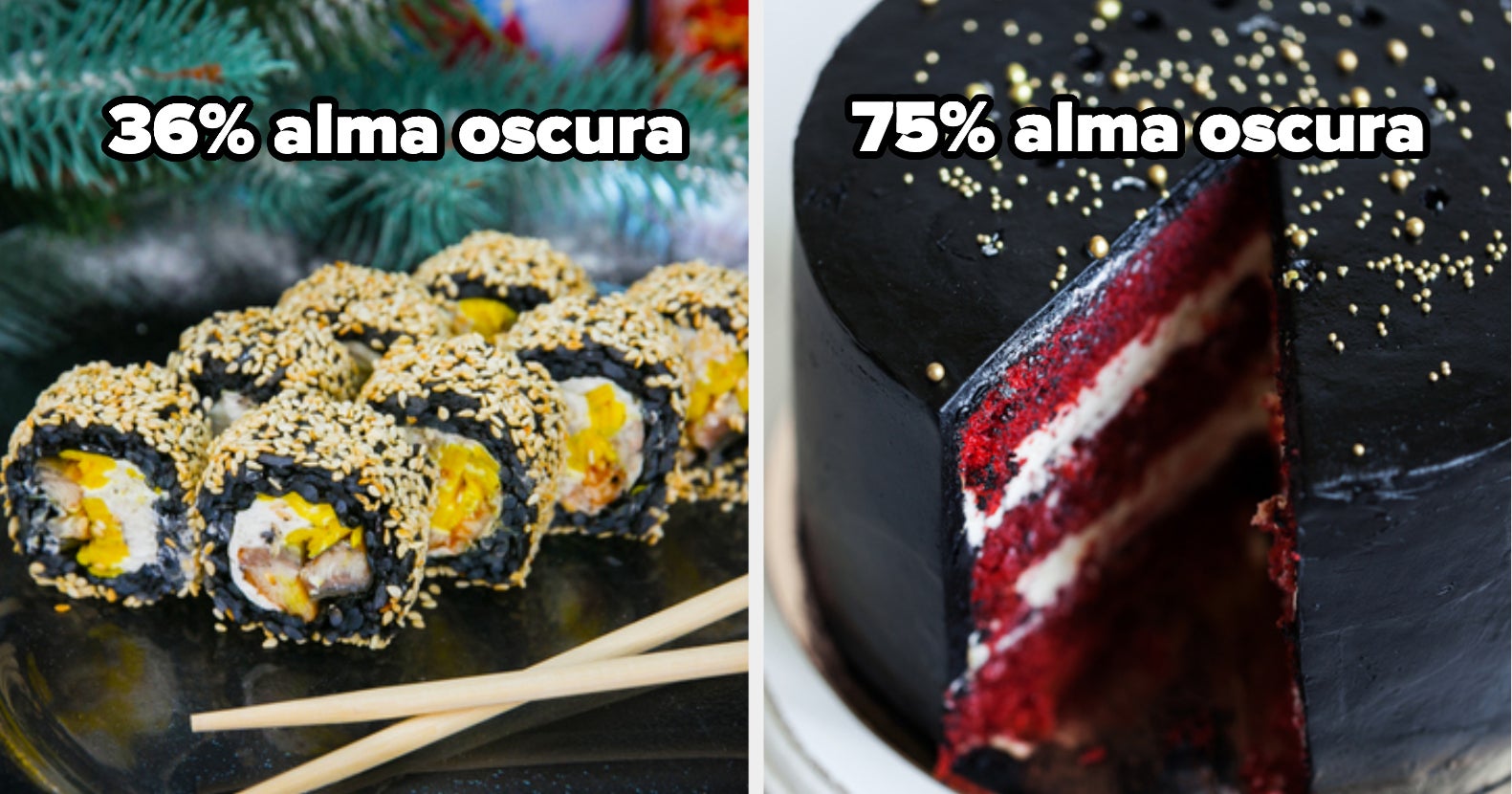 Come mucha comida negra y te diremos qué tan oscura es tu alma