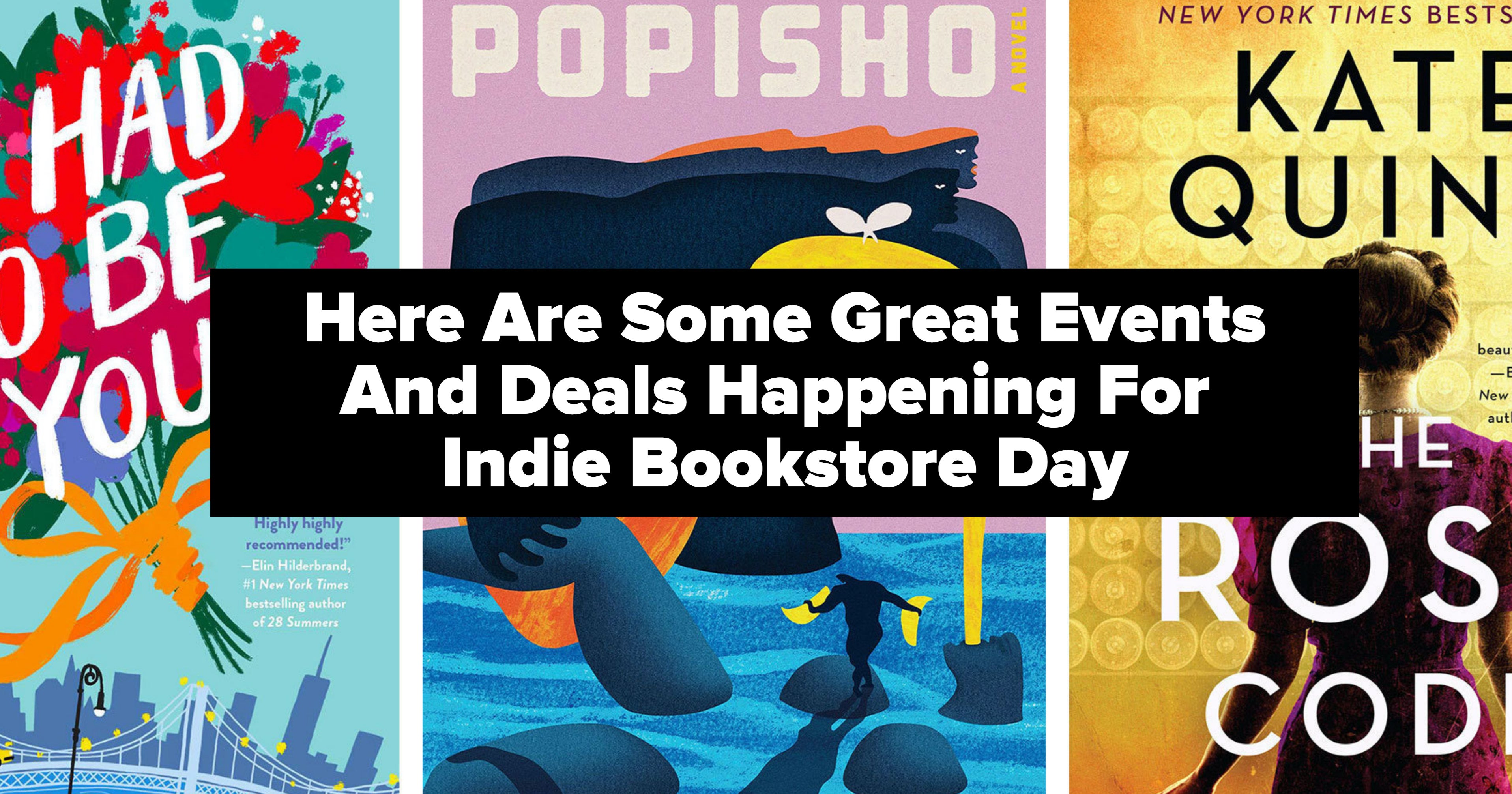 Here Are Some Great Events And Deals Happening For Indie Bookstore Day