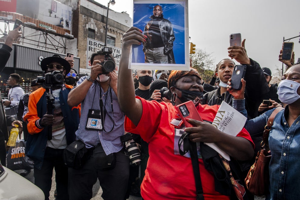 DMX's Coffin Carried On A Monster Truck To Brooklyn Memorial