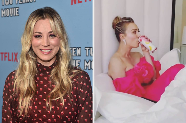 Kaley Cuoco Celebrated Losing At The SAG Awards By Drinking Champagne ...