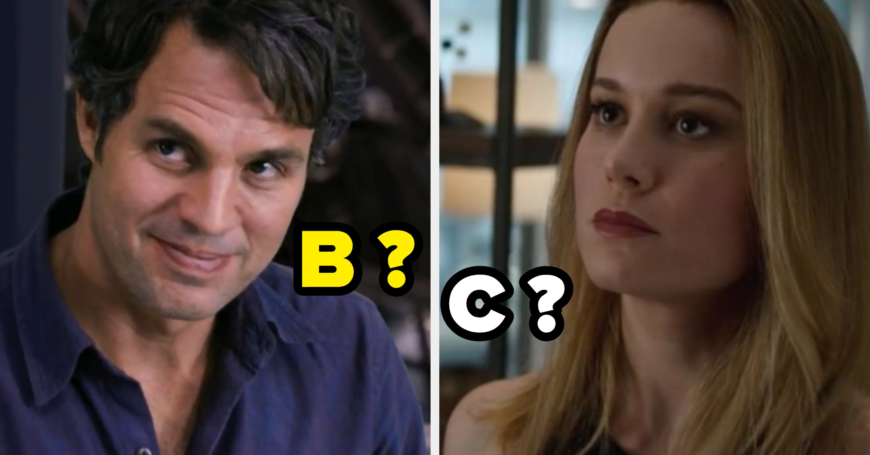 Identify Marvel Character's Names For Each Letter Of Alphabet