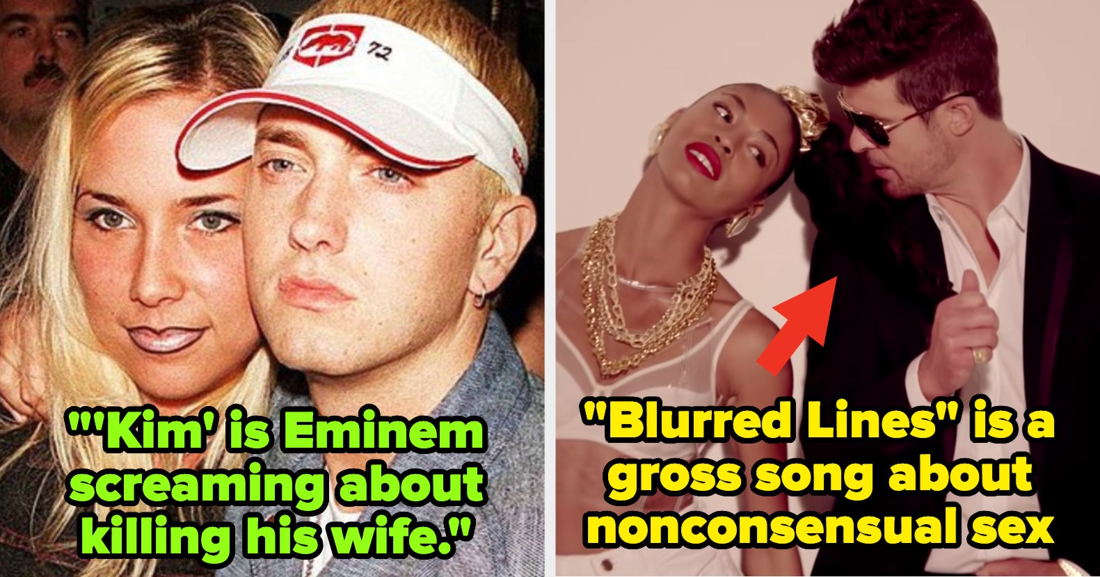 17 Problematic Songs