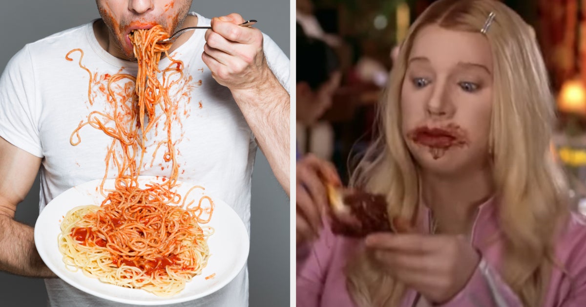Tell Us Which Messy Foods You Would Eat While Wearing White