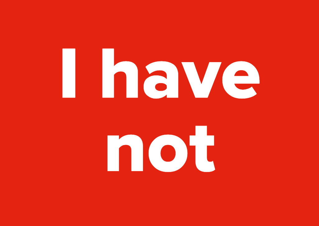 Love And Dating Never Have Have I Ever Game