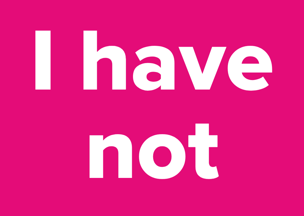 Love And Dating "Never Have Have I Ever" Game