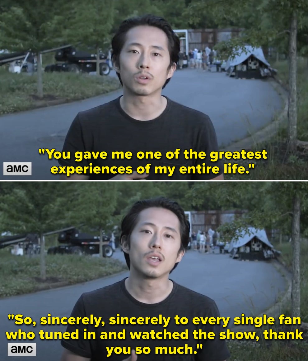 21 Steven Yeun Behind The Scenes Moments