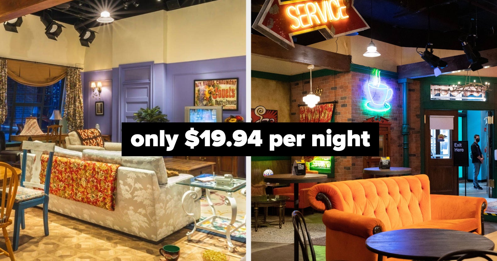 You Can Now Stay Overnight On The "Friends" Set