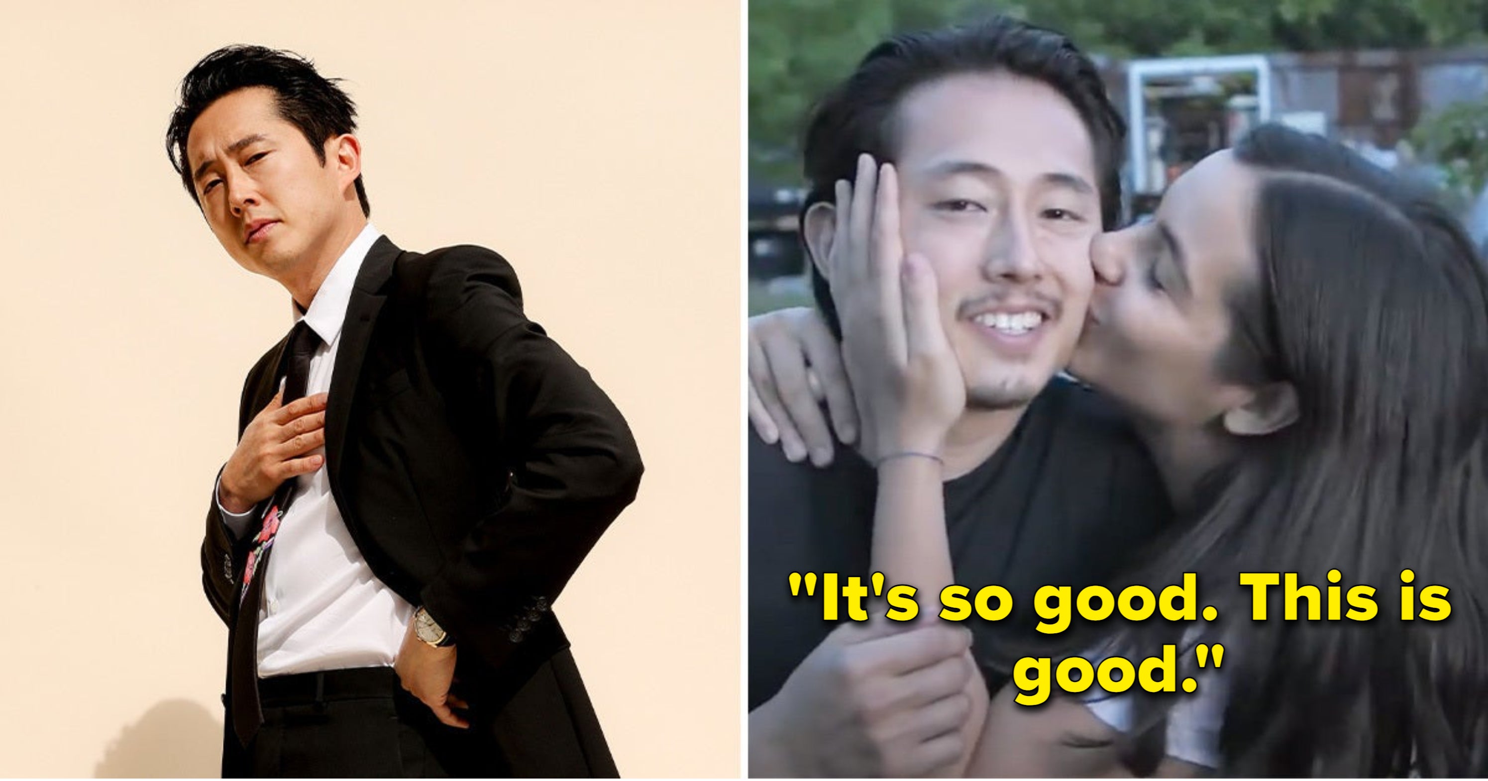 21 Steven Yeun Behind The Scenes Moments