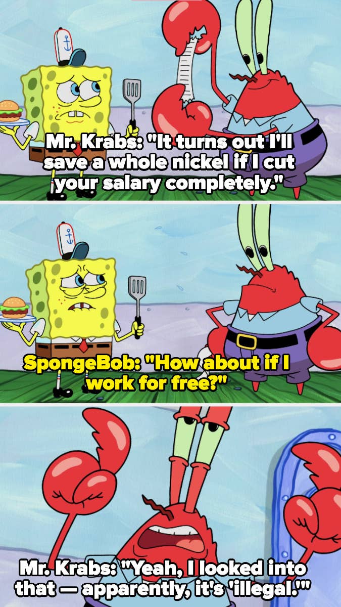 Spongebob At Work