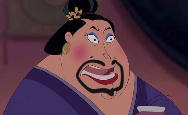 Mulan Makeup Fat Lady | Saubhaya Makeup