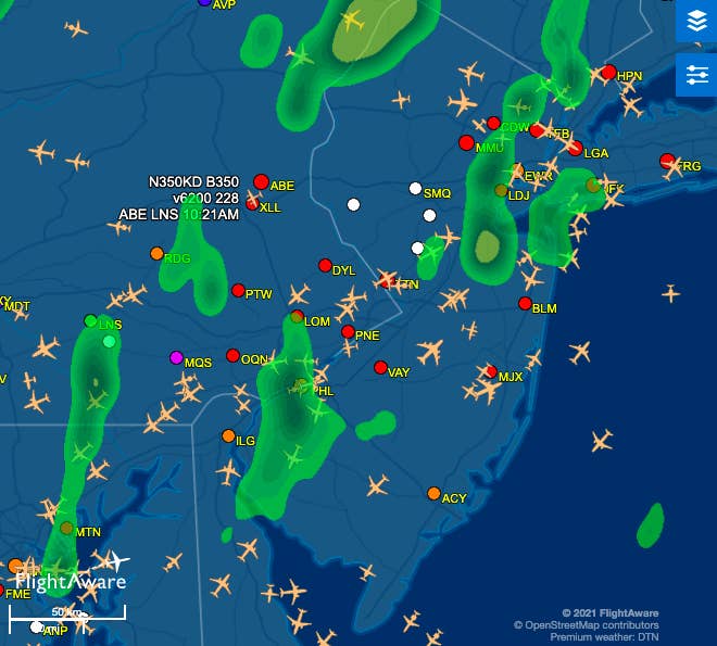 Island Flyover I Points Map