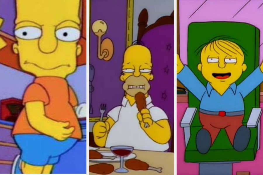 bart simpson face front