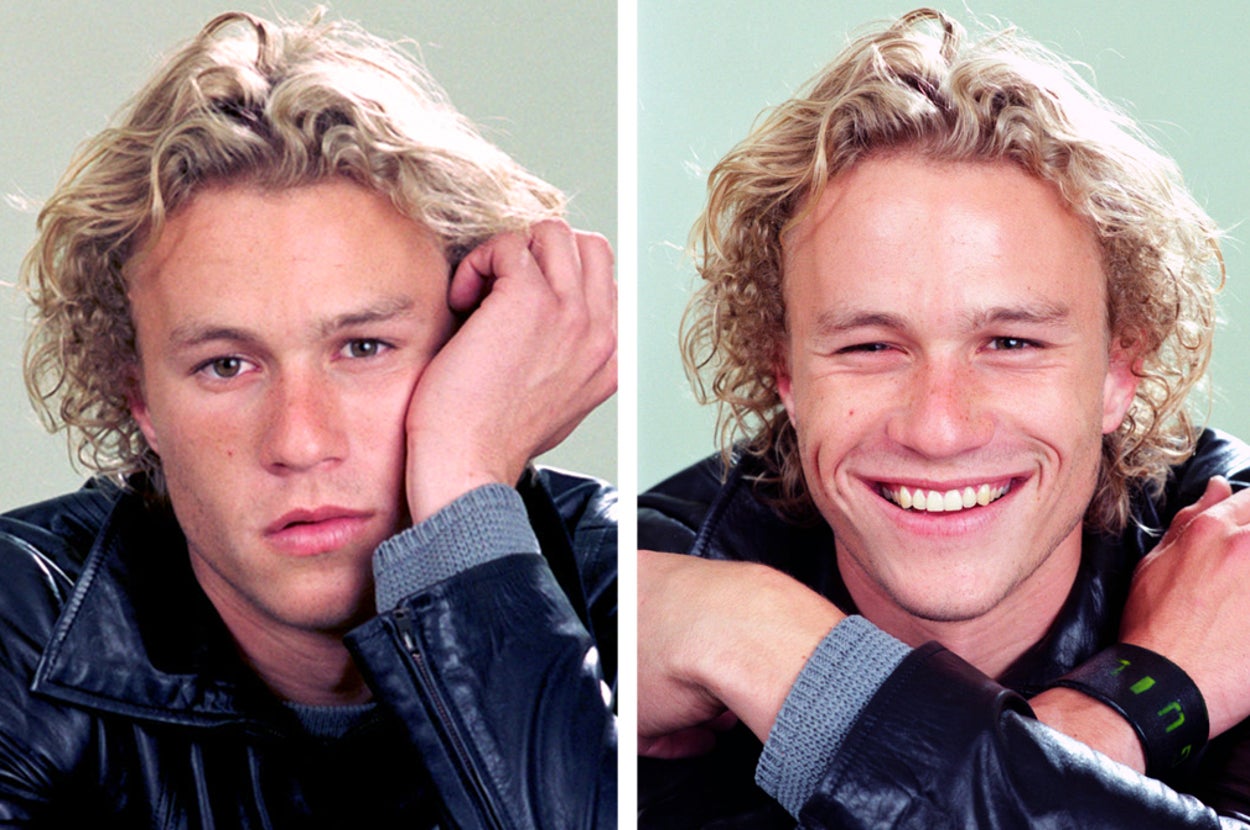 heath ledger face shape