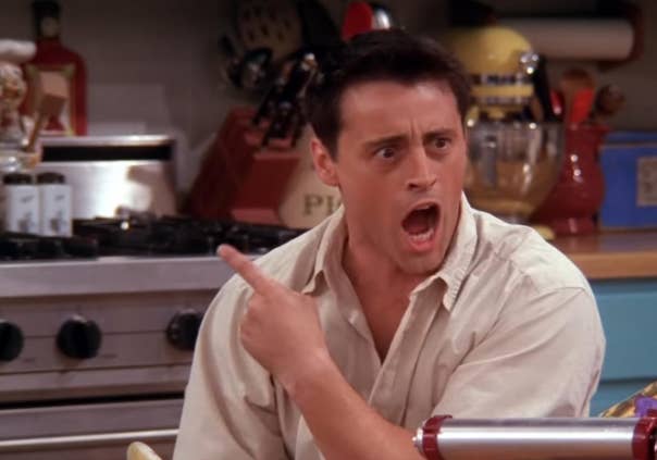 guy from friends pointing