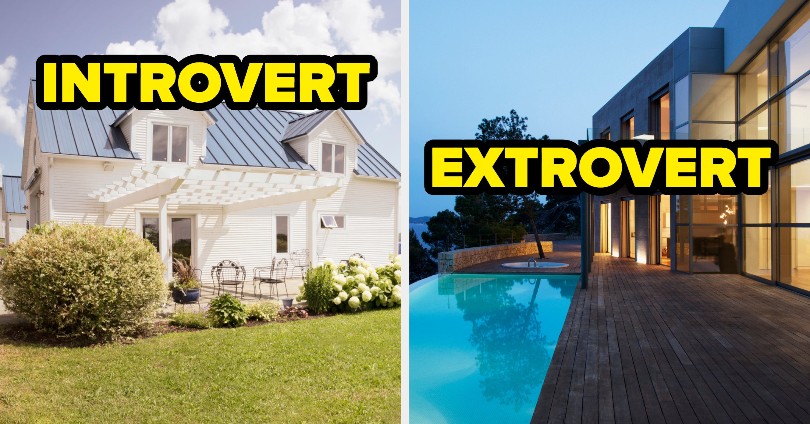 Design A Pricey House: Introvert Or Extrovert?