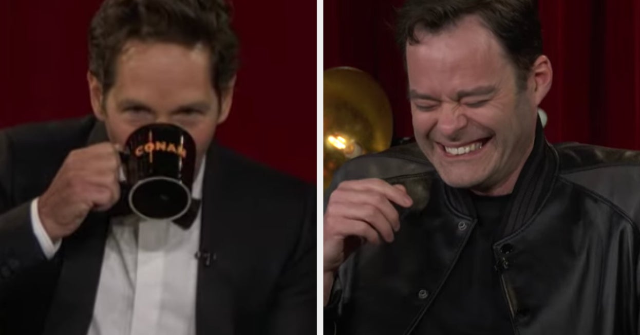 Paul Rudd Crashed Bill Hader's Conan Interview