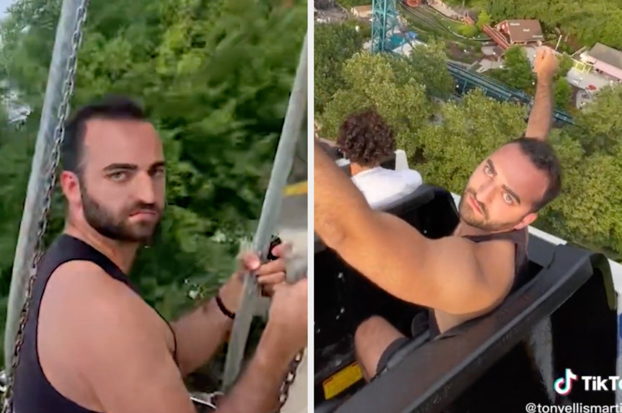 roller coaster funny guy