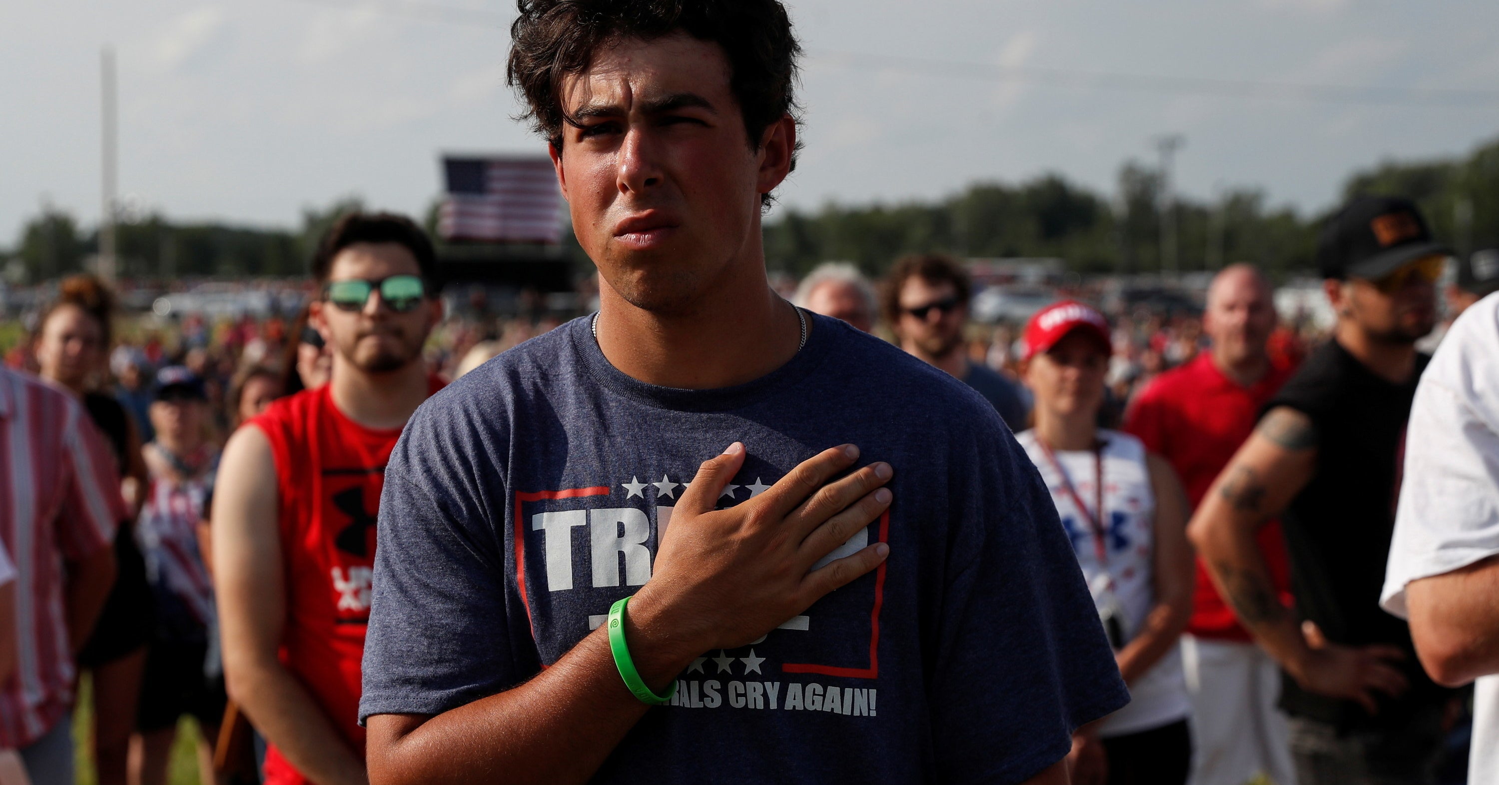 Trump's Ohio Rally Supporters Convinced He's President
