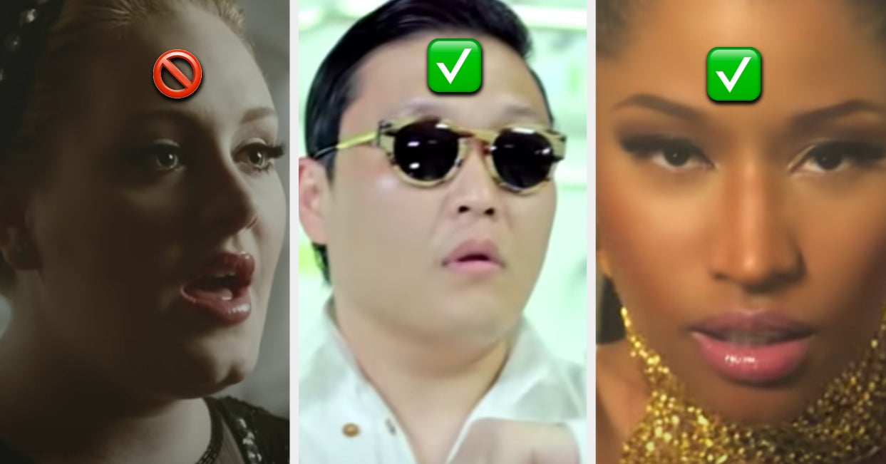 2000s And 2010s Music Checklist Quiz