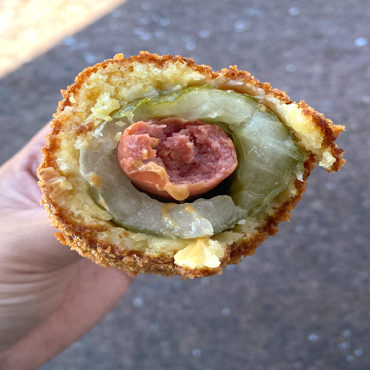 People Went Nuts Over The Pickle Corn Dog At Disneyland, So I Tried It