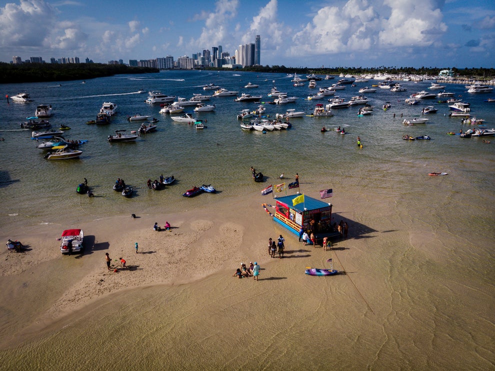 Here's A Look At Haulover Sandbar, The Popular Miami Party Spot That ...