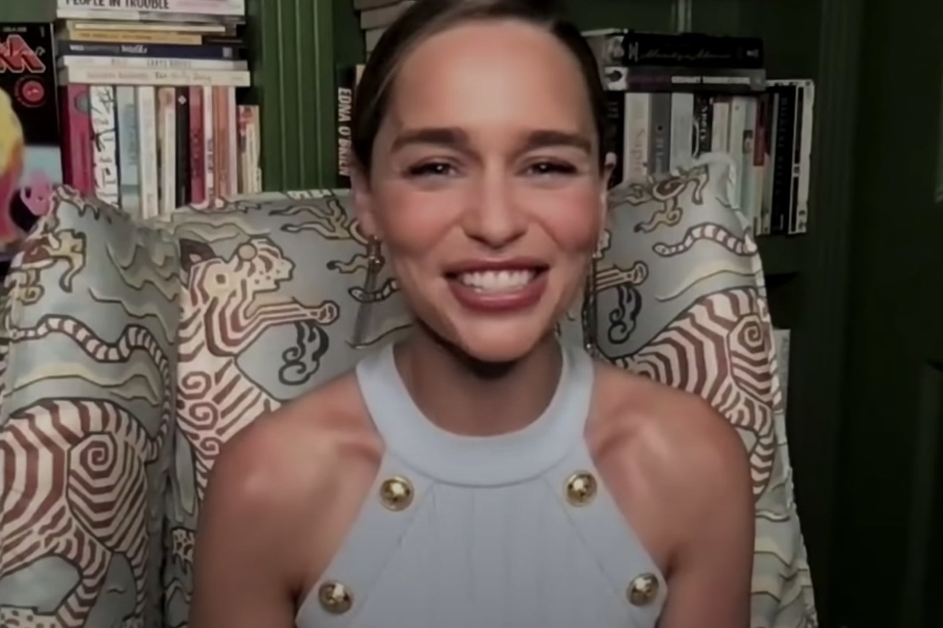 "I said I'm good at accents, and we're about to find out!"