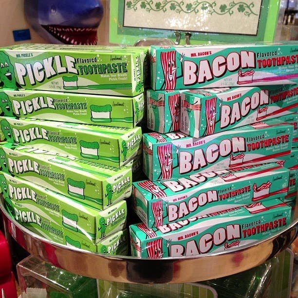 bacon flavour toothpaste