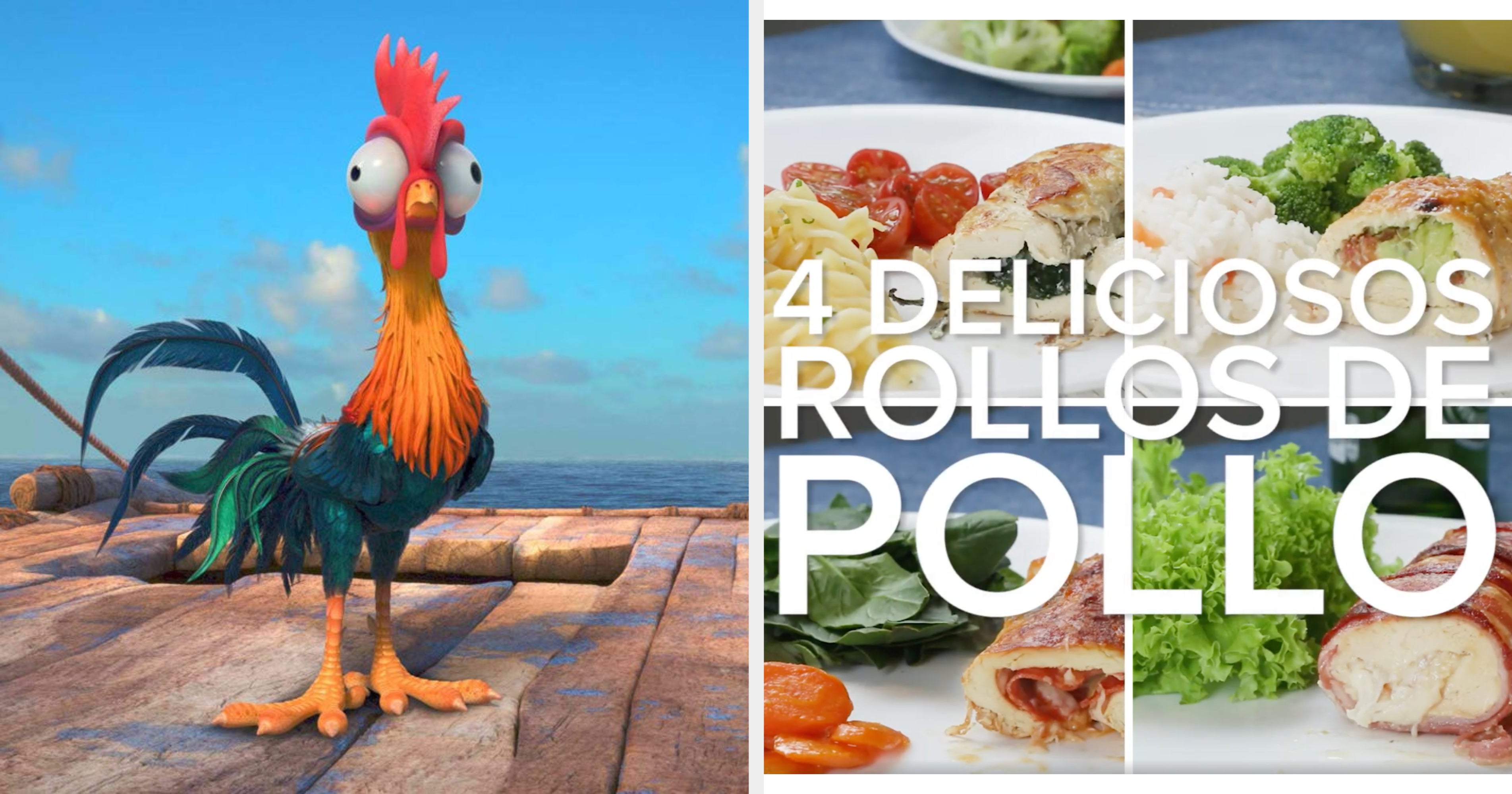 Cómo preparar 4 rollo de pollo de diferentes sabores