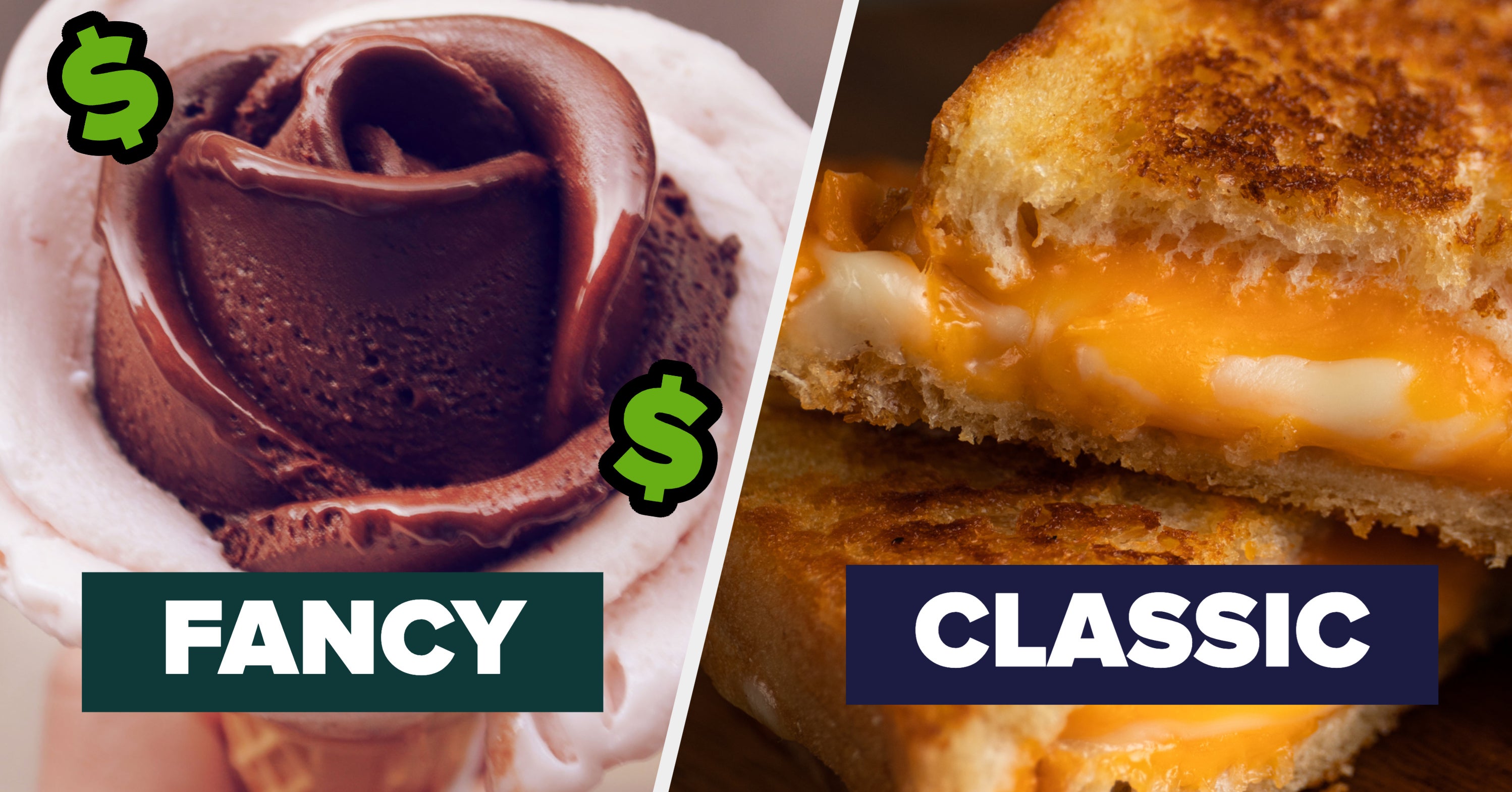 Classic Foods Vs. Fancy Foods Poll