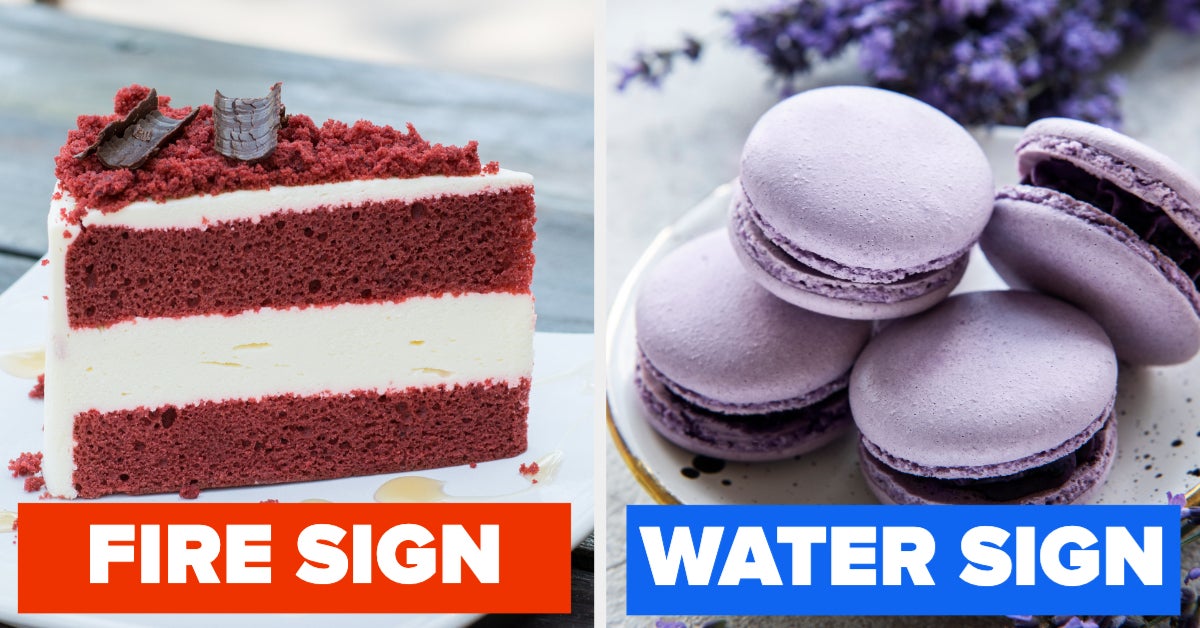 Zodiac Quiz: Pick Dessert In Every Color Guess Sign