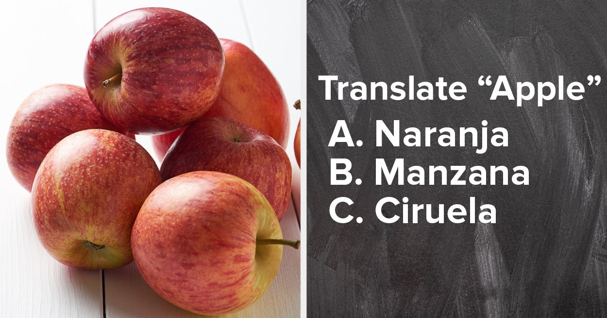Translate These Food Names Into Spanish