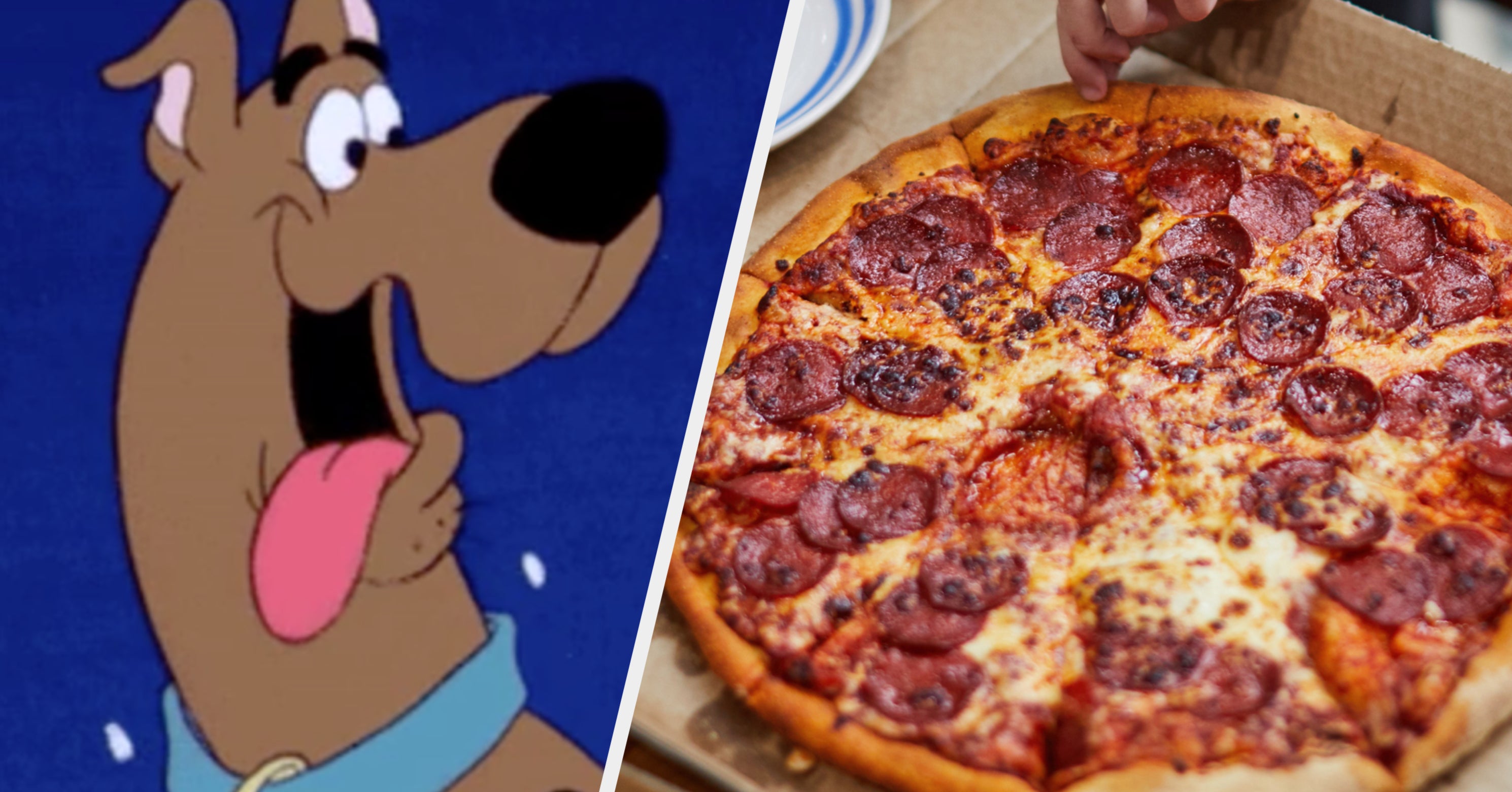 Scooby Doo Eating Pizza